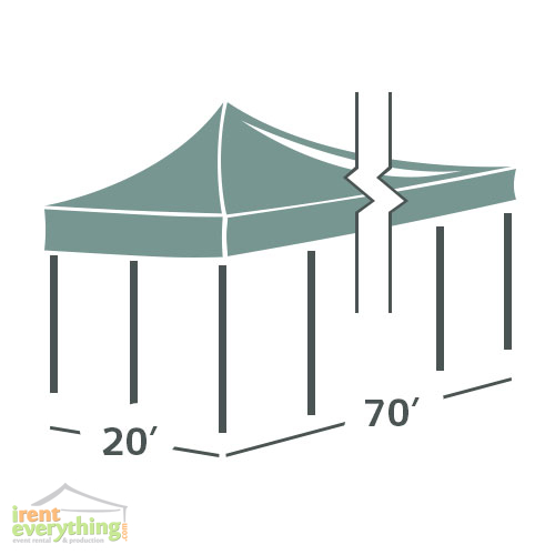 20x70 Tent - iRent Montana